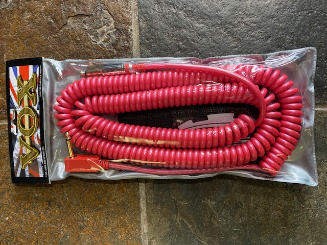 Vox VCC090 Curly Cable Red